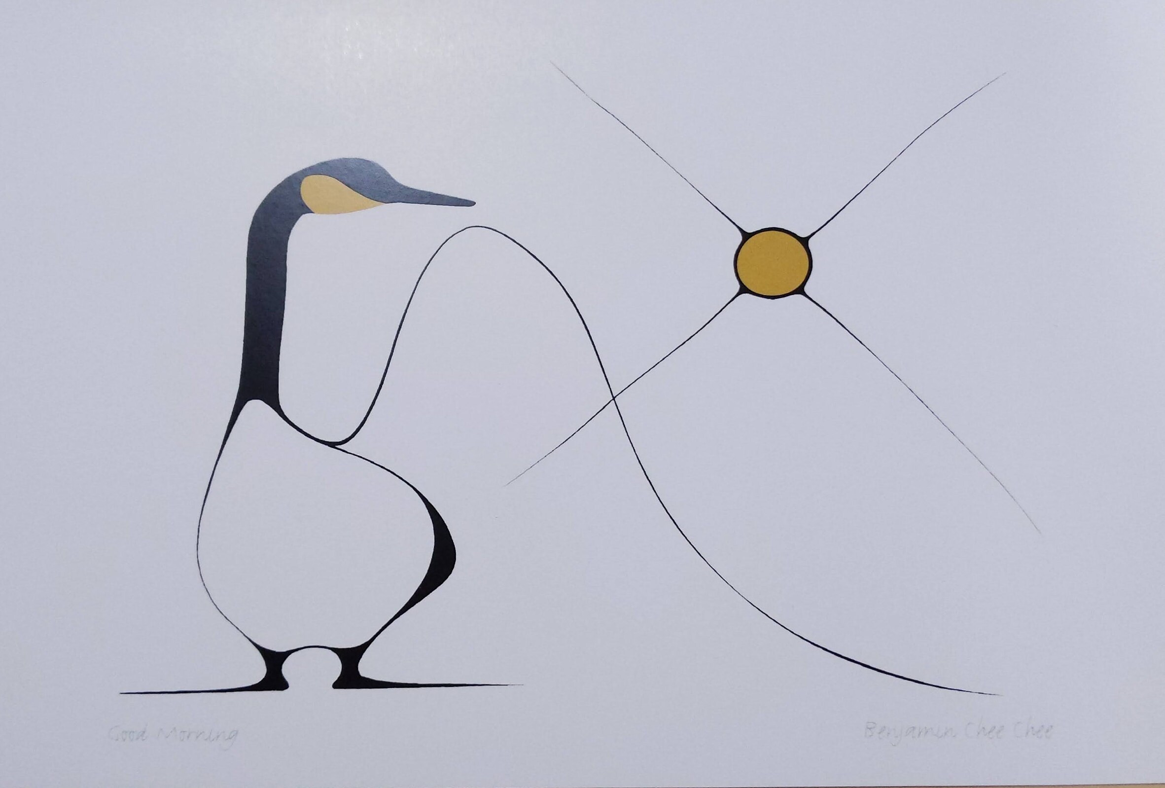 Good Morning by Benjamin Chee Chee Ojibway Artist 6"x9" Art Card - Etsy