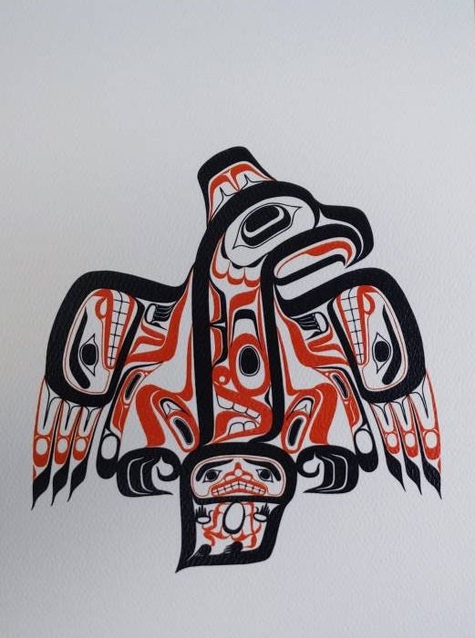 Haida Eagle Ghuut by Bill Reid Haida Artist 6x9 Art Card - Etsy