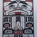 Black Bear Box Design by Carl Stromquist Salish Artist 6"x9" Art Card ...