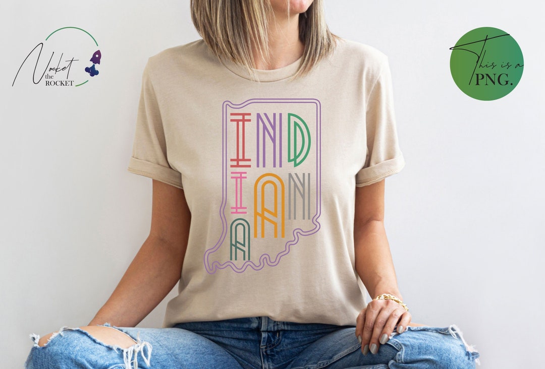 Indiana Map Png, Indiana State Png, Indiana Word Art Png, Indiana ...