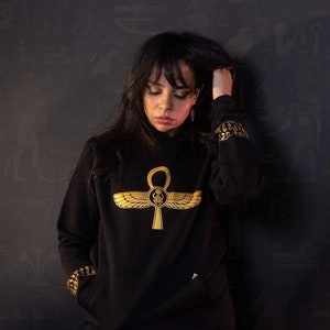 Ankh Hoodie, Ancient Egyptian, Unisex Gift, Hoodie, Mythology Lover ...