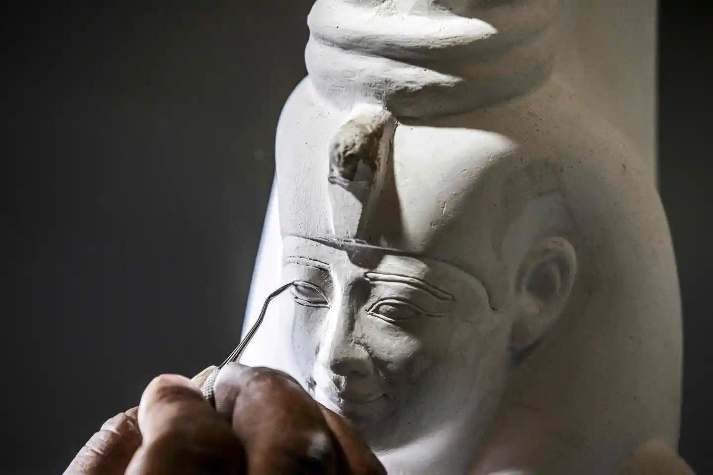 King Akhenaten's Face Sculpture Ancient Egyptian - Etsy