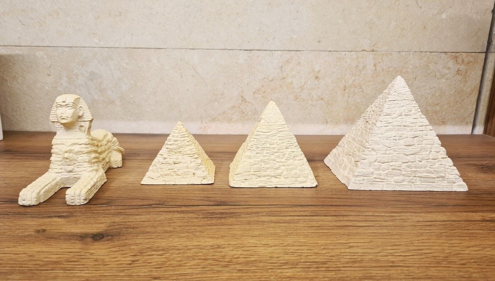 The Great Pyramids of Giza and the Sphinx, Ancient Egypt, Handcrafted ...