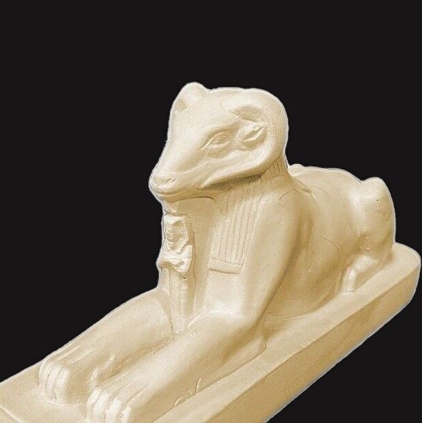 Egyptian Ram Headed Sphinx Statue Egyptian Antique Egyptian - Etsy
