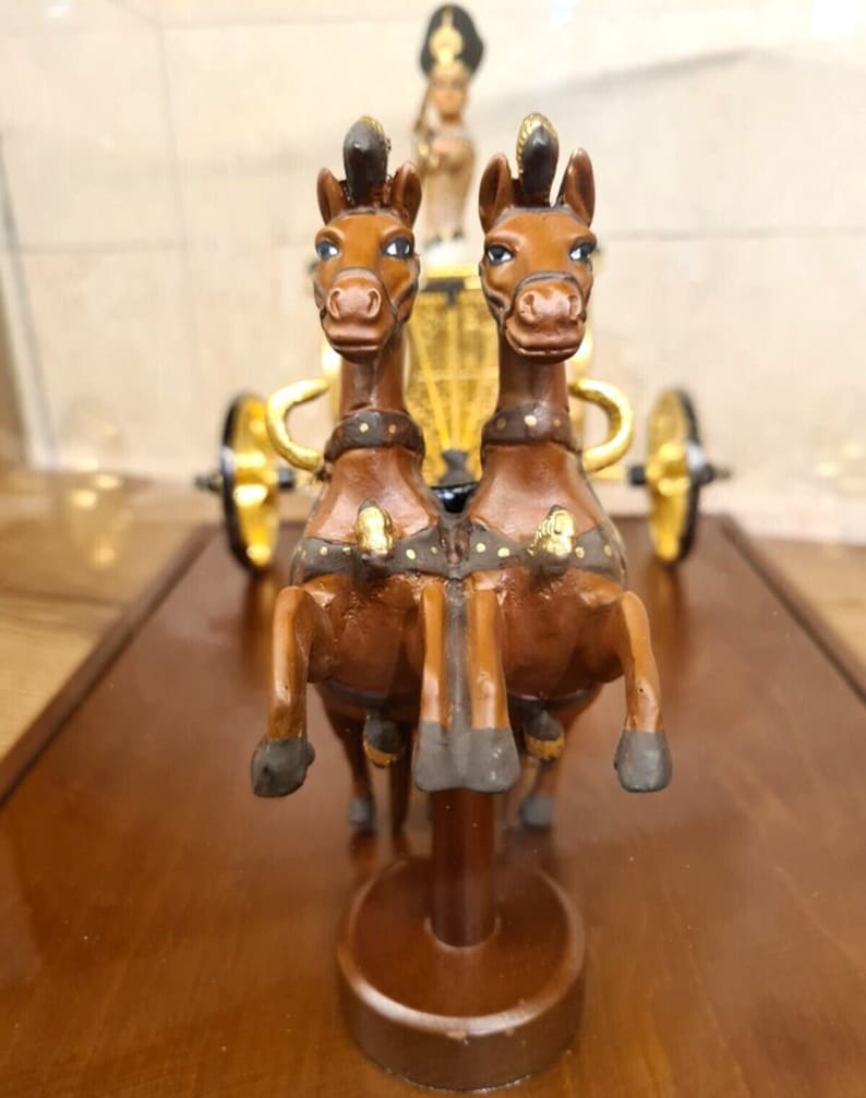 King Tut's War Chariot Replica: Handmade Egyptian Museum Art - Etsy