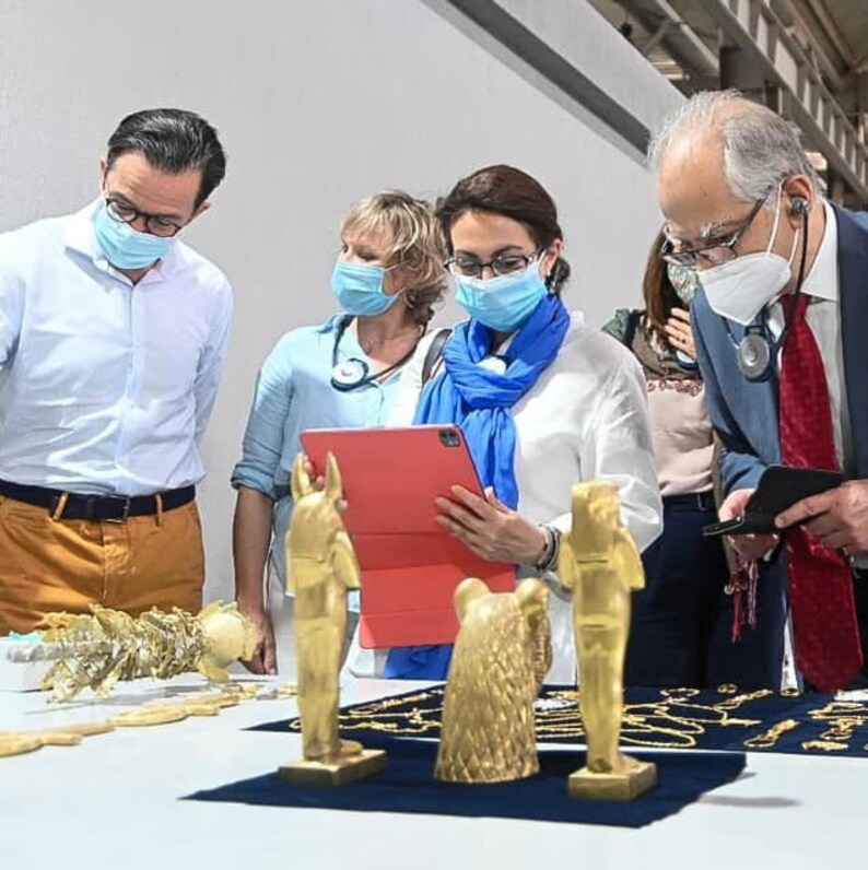 Golden Egyptian Goddess Bastet Museum Reproduction W - Etsy