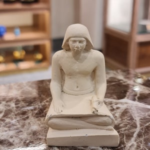 Ancient Egyptian Seated Scribe Statue, Ancient Egyptian Mythology ...