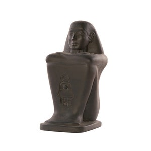 Ancient Egyptian Cube Statue Sculpture - Certified Museum Reproduction ...