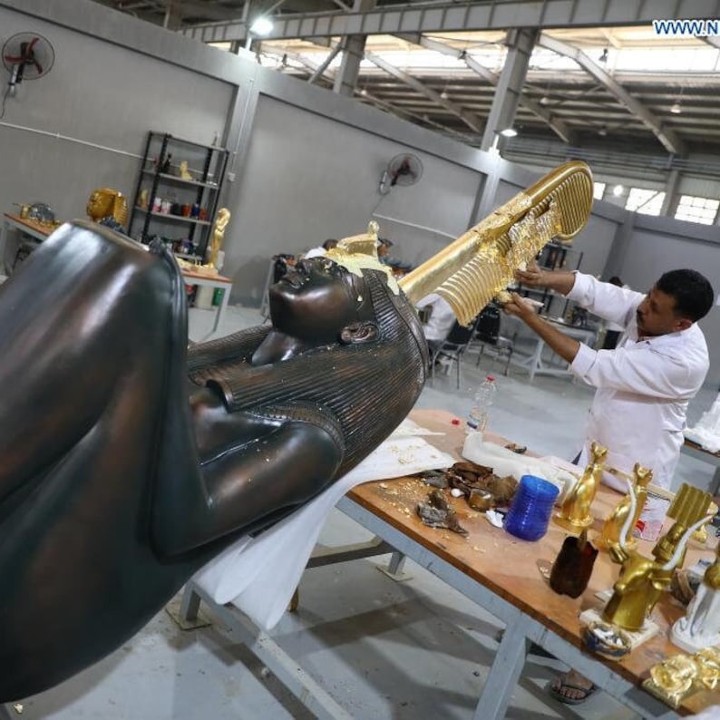 Ancient Egyptian Cube Statue Sculpture Certified Museum - Etsy