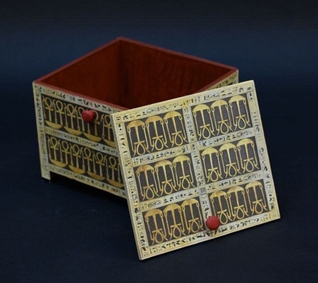 Tutankhamun Keys Box Small Size , Ancient Egypt, Handcrafted Antiques ...