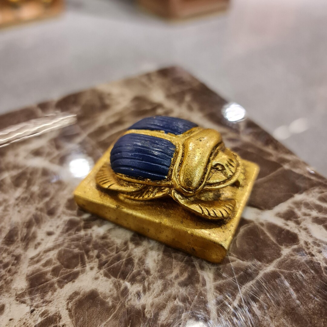 Cute Scarab Symbol of Good Luck, Handmade, Certified Museum ...