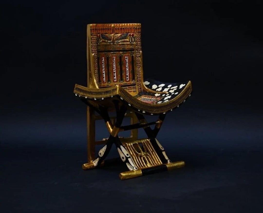 Ceremonial Throne of Tutankhamun, King Tut, Ancient Egyptian Mythology ...