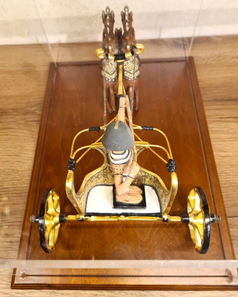 King Tut's War Chariot Replica: Handmade Egyptian Museum Art - Etsy ...