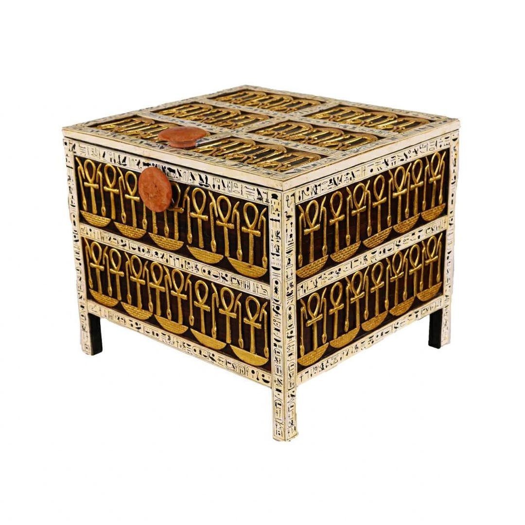 Tutankhamun Key of Life Box: Egyptian Museum Replica Collector's Item ...
