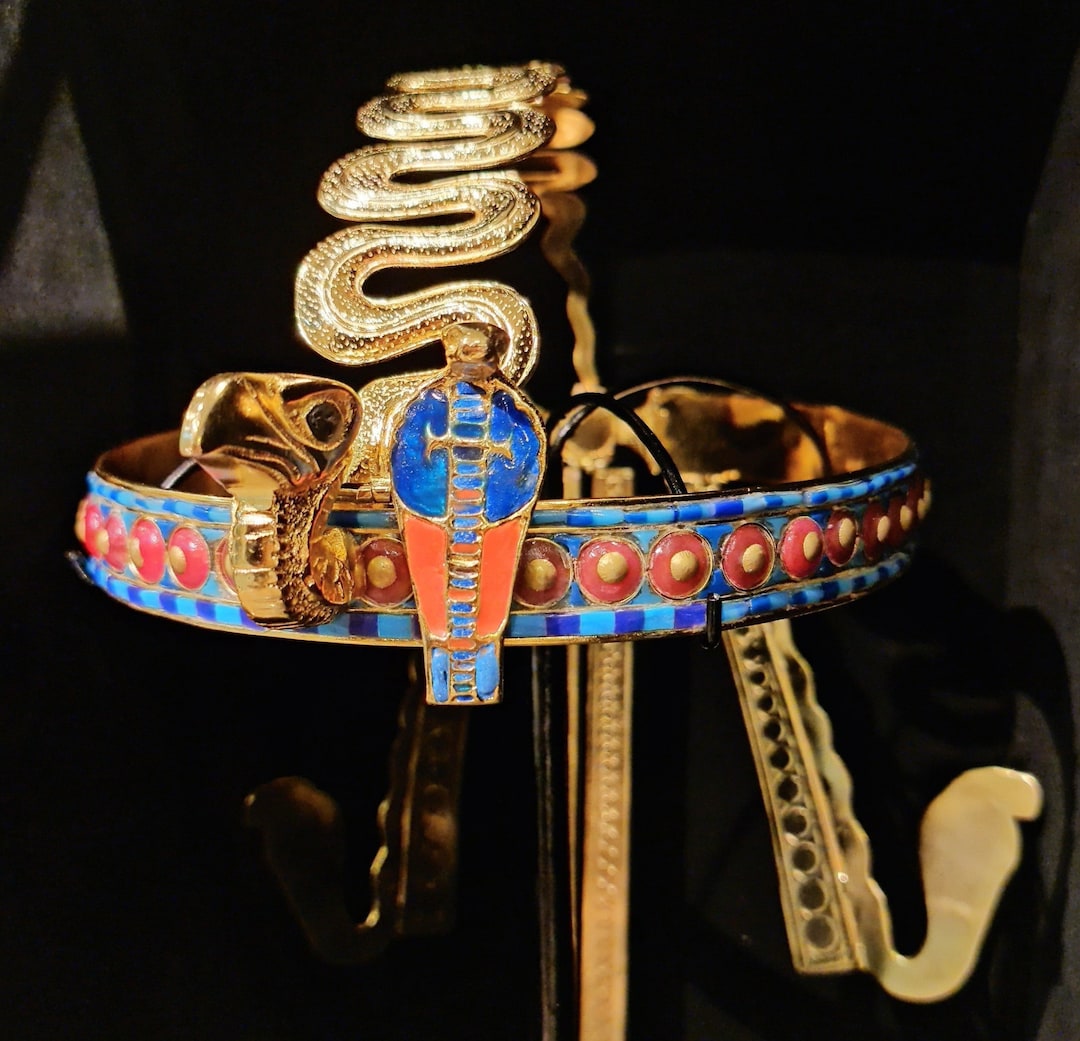 Limited Edition King Tutankhamun 24K Gold Plated Handmade Royal Diadem ...
