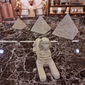 The Great Pyramids of Giza and the Sphinx, Ancient Egypt, Handcrafted ...