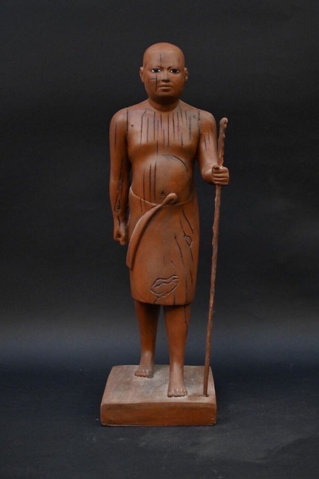 Statue of Ka-aper (kaaper) Sheikh El-balad, Handmade, Museum ...