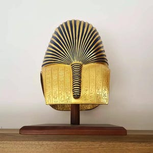 Large Sized Replica of King Tutankhamun's Iconic Golden Mask on a ...