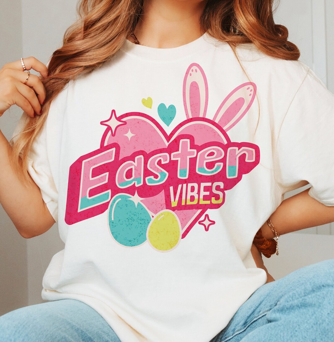 Easter Vibes Png, Easter Bunny Png Download, Easter Sublimation PNG ...