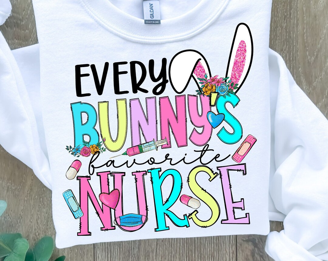 Easter Nurse Png, Easter Png Download, Nurse Shirt Sublimation PNG ...