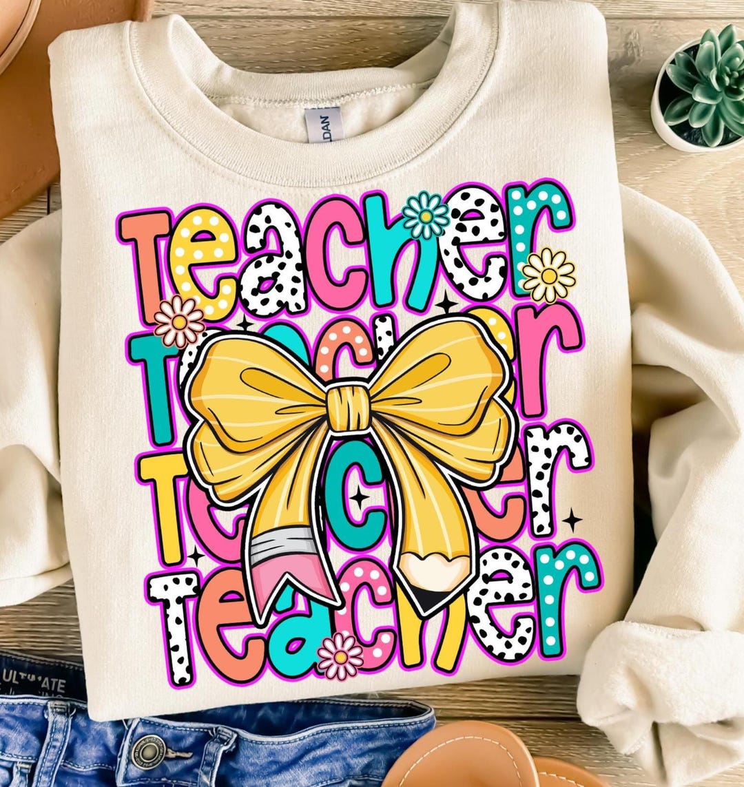 Teacher Shirt PNG, Teacher Png Download, Teacher Tee Shirt Sublimation ...