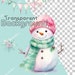 80+ Pink Mint Christmas Clipart Bundle Pastel Christmas Clipart PNG ...