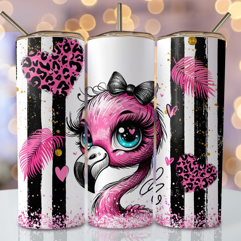 Black Flamingo Wall Art - Etsy