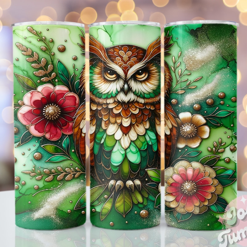 Green Owl - Etsy
