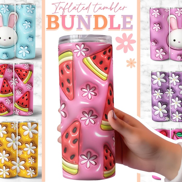 3d Inflated Tumbler - Etsy