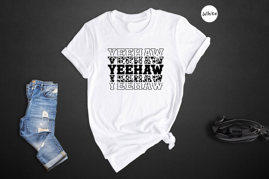 Yeehaw Cowgirl Shirt, Western Style Graphic Tee - Etsy