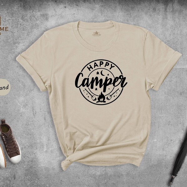 Happy Camper Shirt - Etsy
