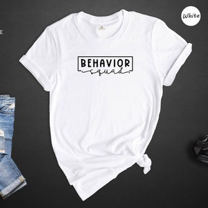 Behavior Squad Shirt, ABA Therapist Tee - Etsy