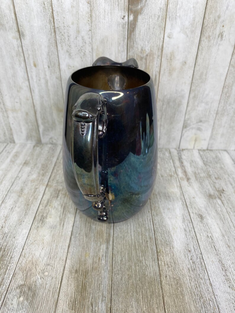 Vintage WM Rogers Silver Pitcher - Etsy
