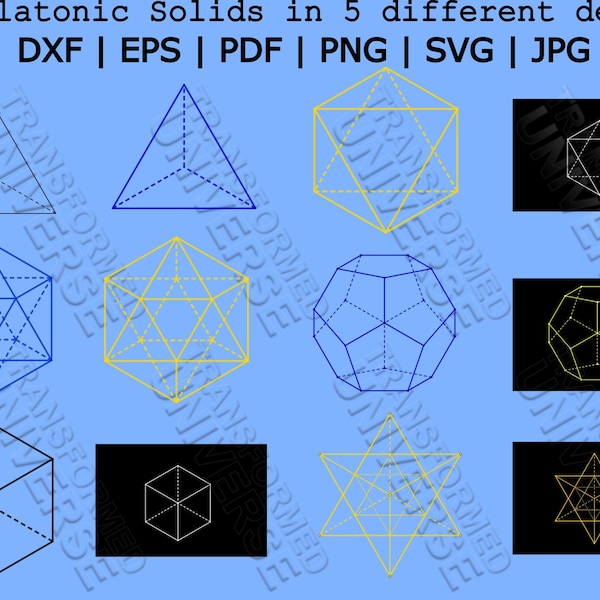 Platonic Solids - Etsy
