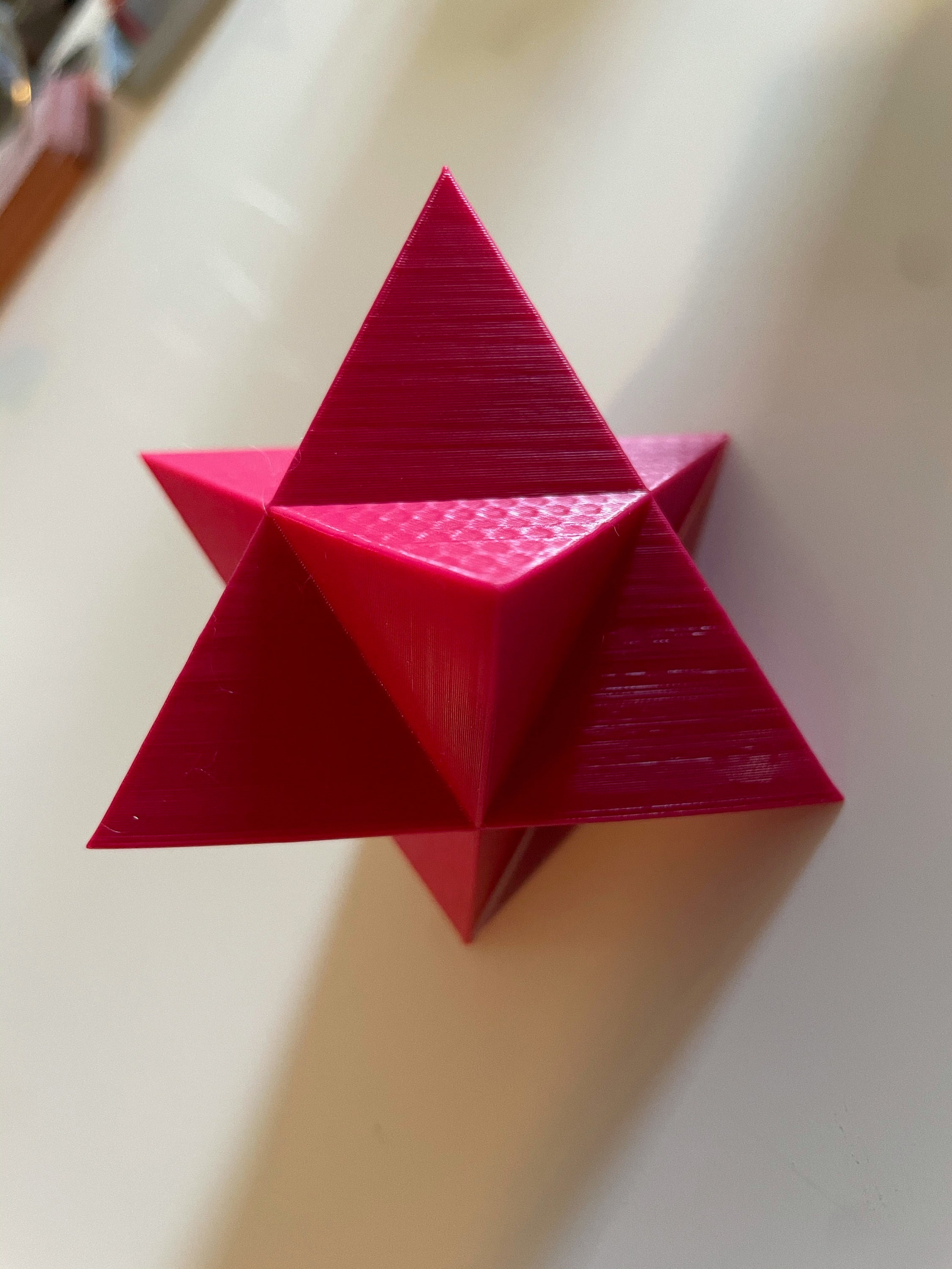 Merkaba With Stand- Star Tetrahedron - Platonic Solid Model - 3D ...