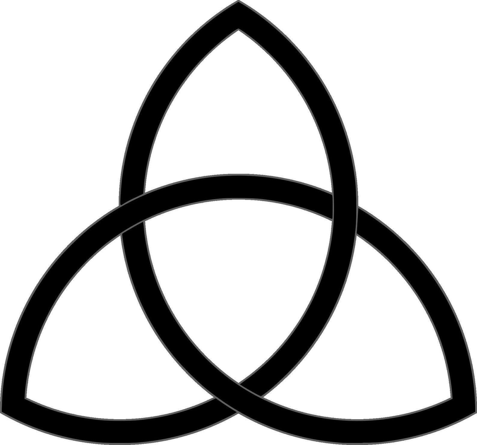 Triquetra Symbol Triple Knot Celtic Knot Trinity Three Corner Trifecta ...