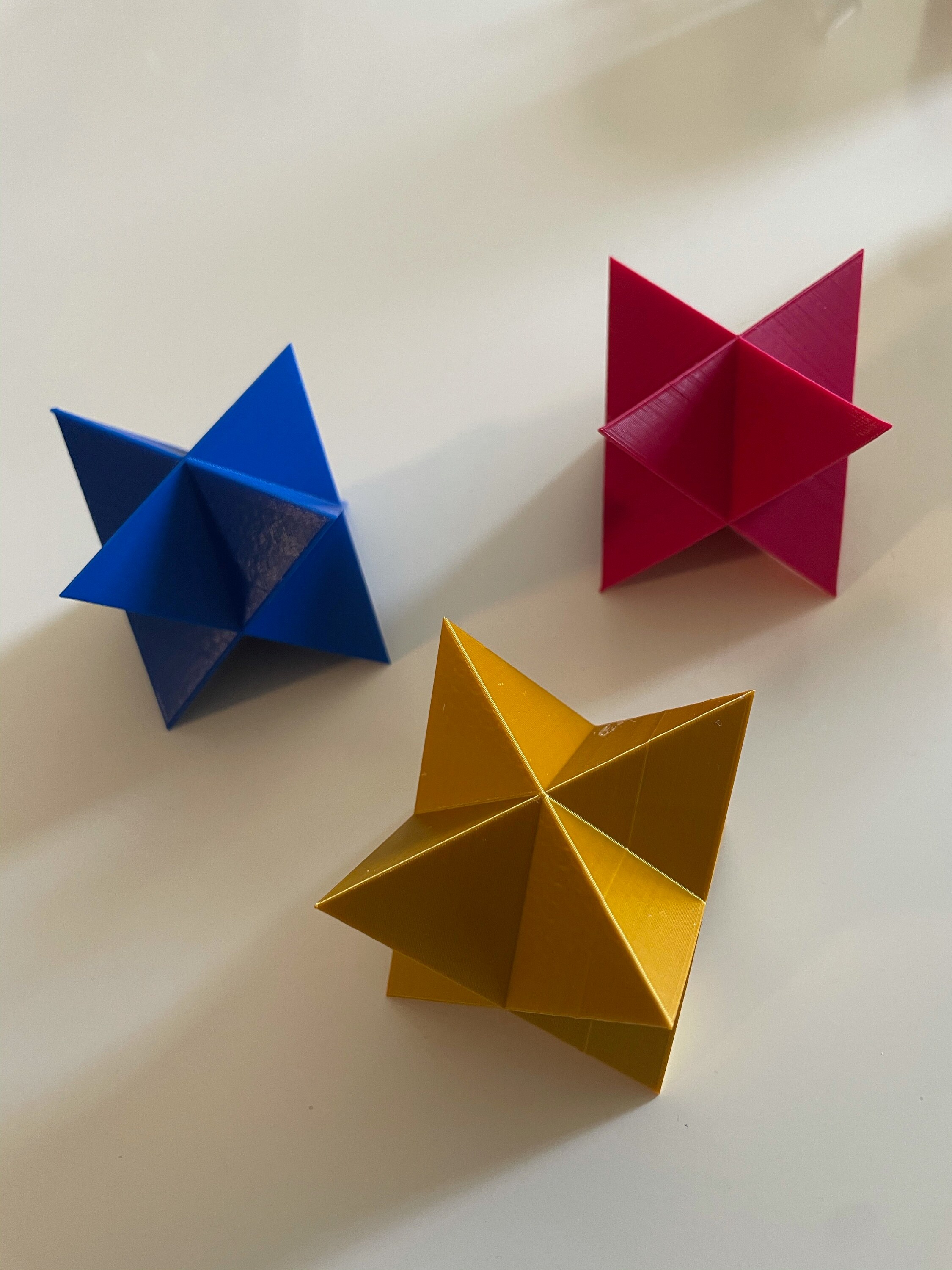 Merkaba With Stand- Star Tetrahedron - Platonic Solid Model - 3D ...