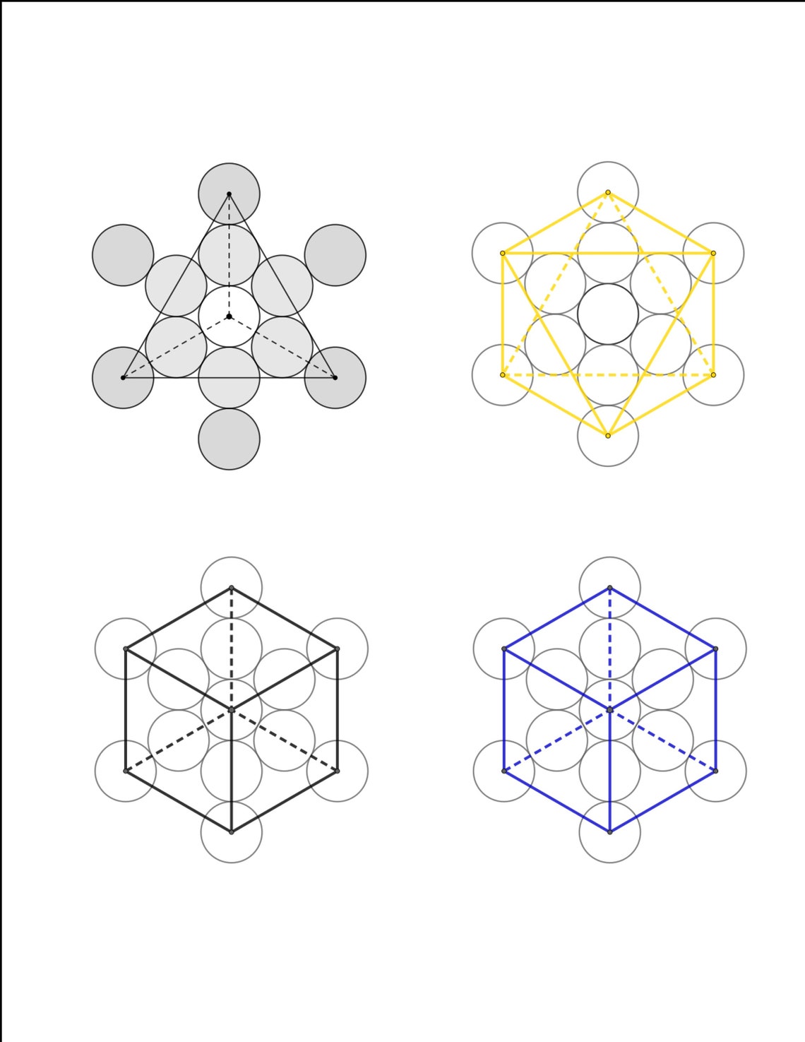 Sacred Geometry Within the Fruit of Life Bundle Platonic - Etsy