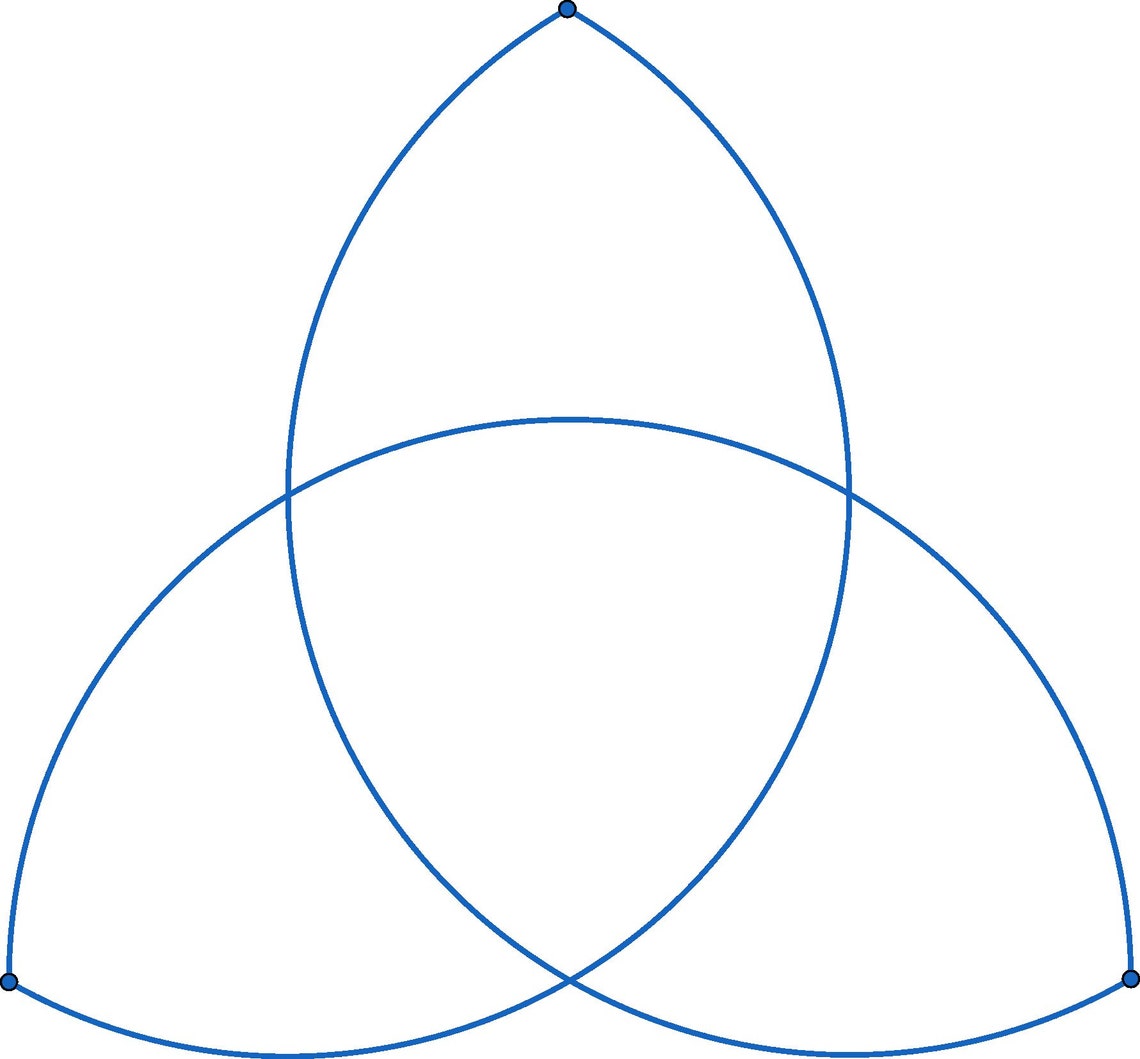 Triquetra Symbol Triple Knot Celtic Knot Trinity Three Corner Trifecta ...