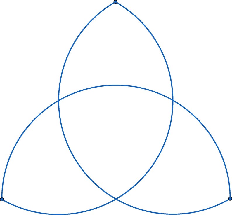 Triquetra Symbol Triple Knot Celtic Knot Trinity Three Corner Trifecta ...