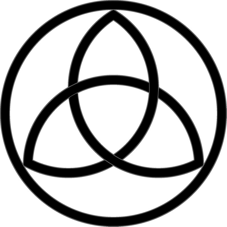 Triquetra Symbol Triple Knot Celtic Knot Trinity Three Corner Trifecta ...