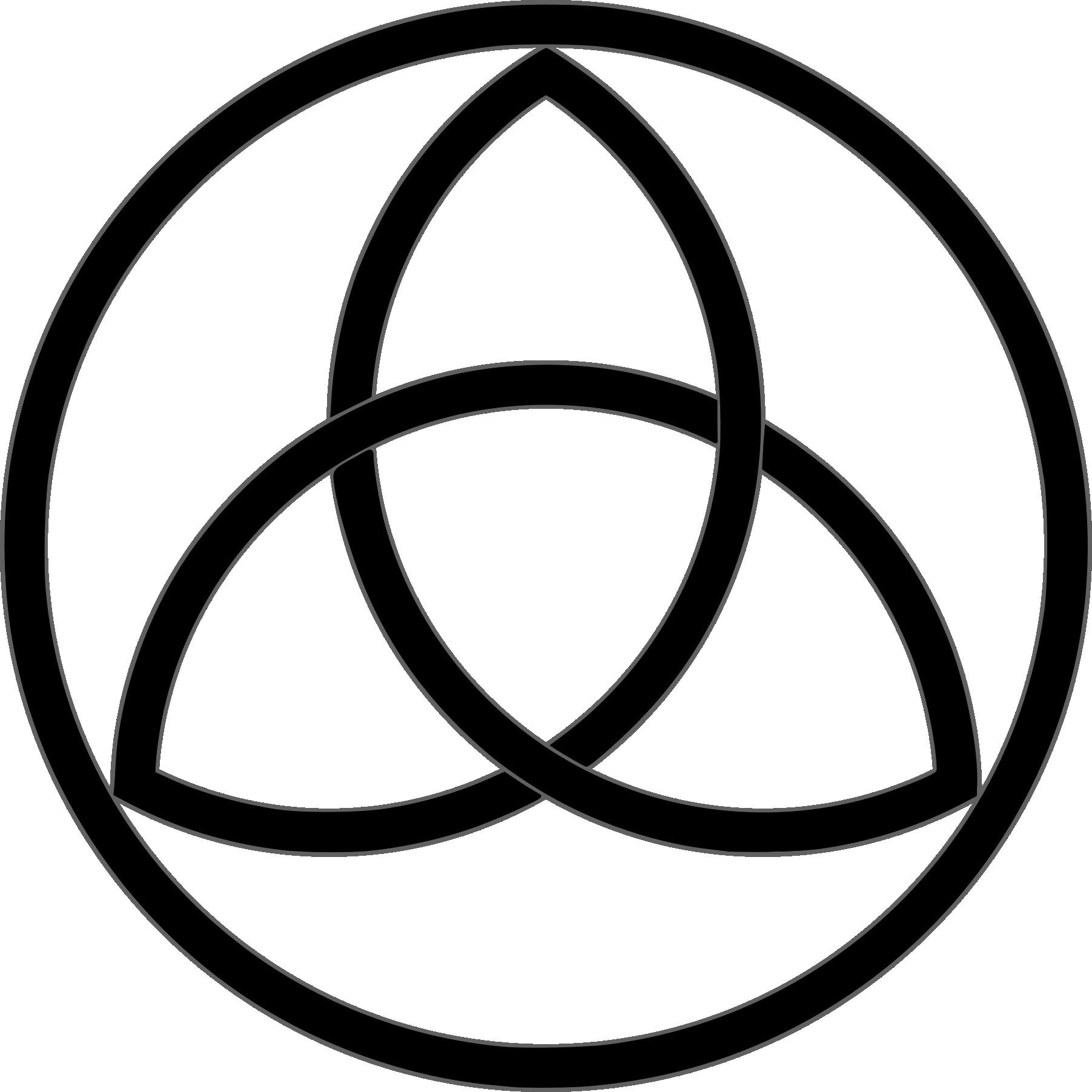 Triquetra Symbol Triple Knot Celtic Knot Trinity Three Corner Trifecta ...