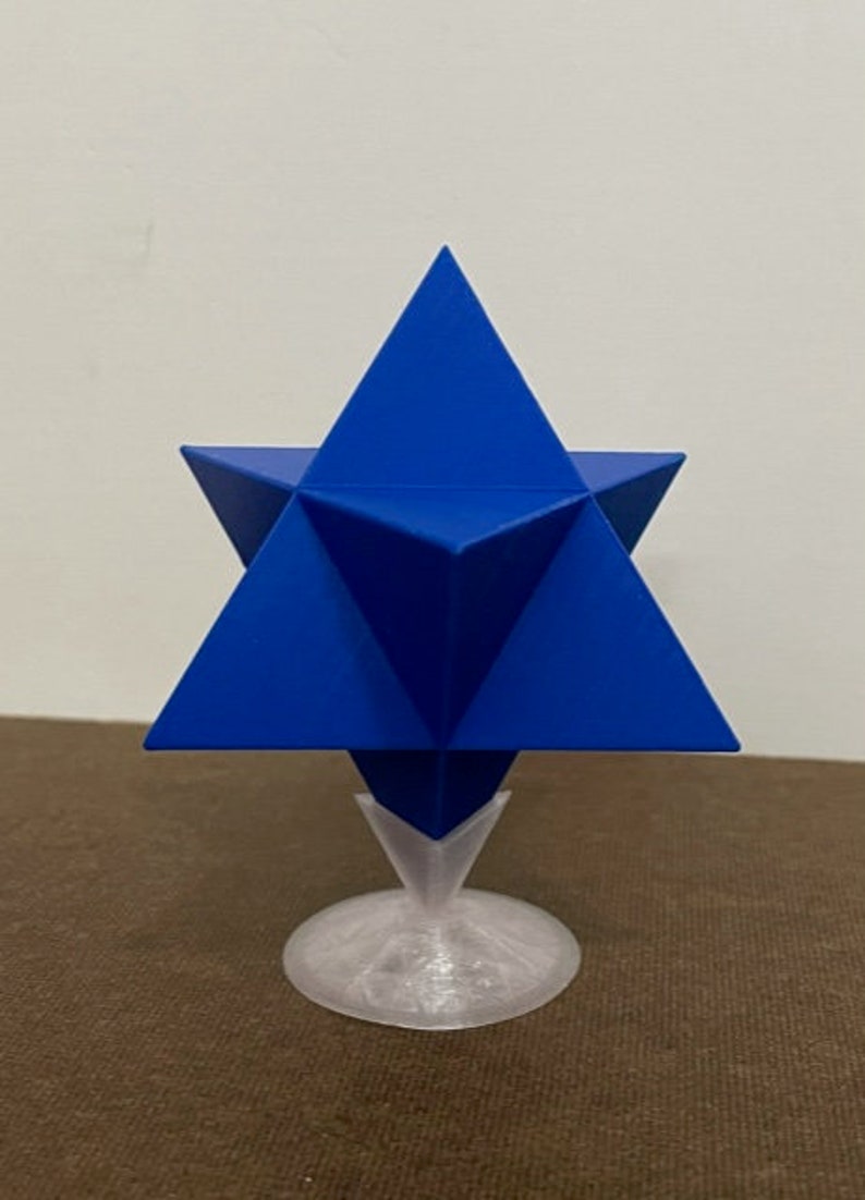 Merkaba With Stand- Star Tetrahedron - Platonic Solid Model - 3D ...