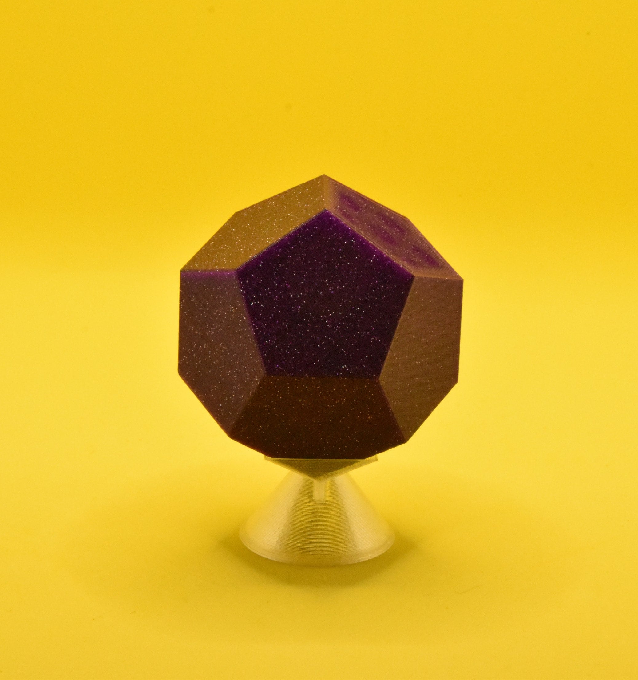Dodecahedron With Display Stand - Platonic Solid Model - Pentagonal ...