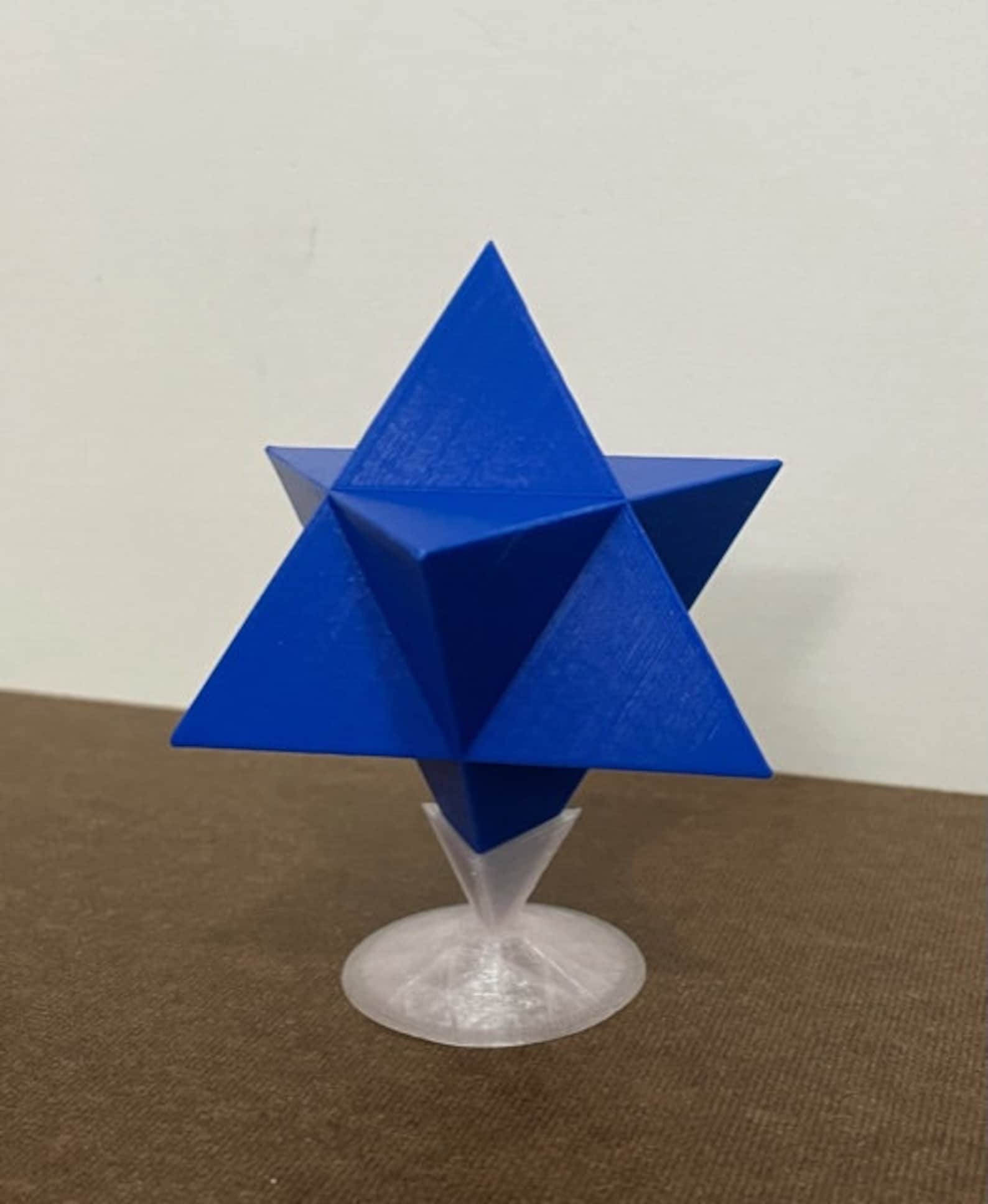 Merkaba With Stand- Star Tetrahedron - Platonic Solid Model - 3D ...