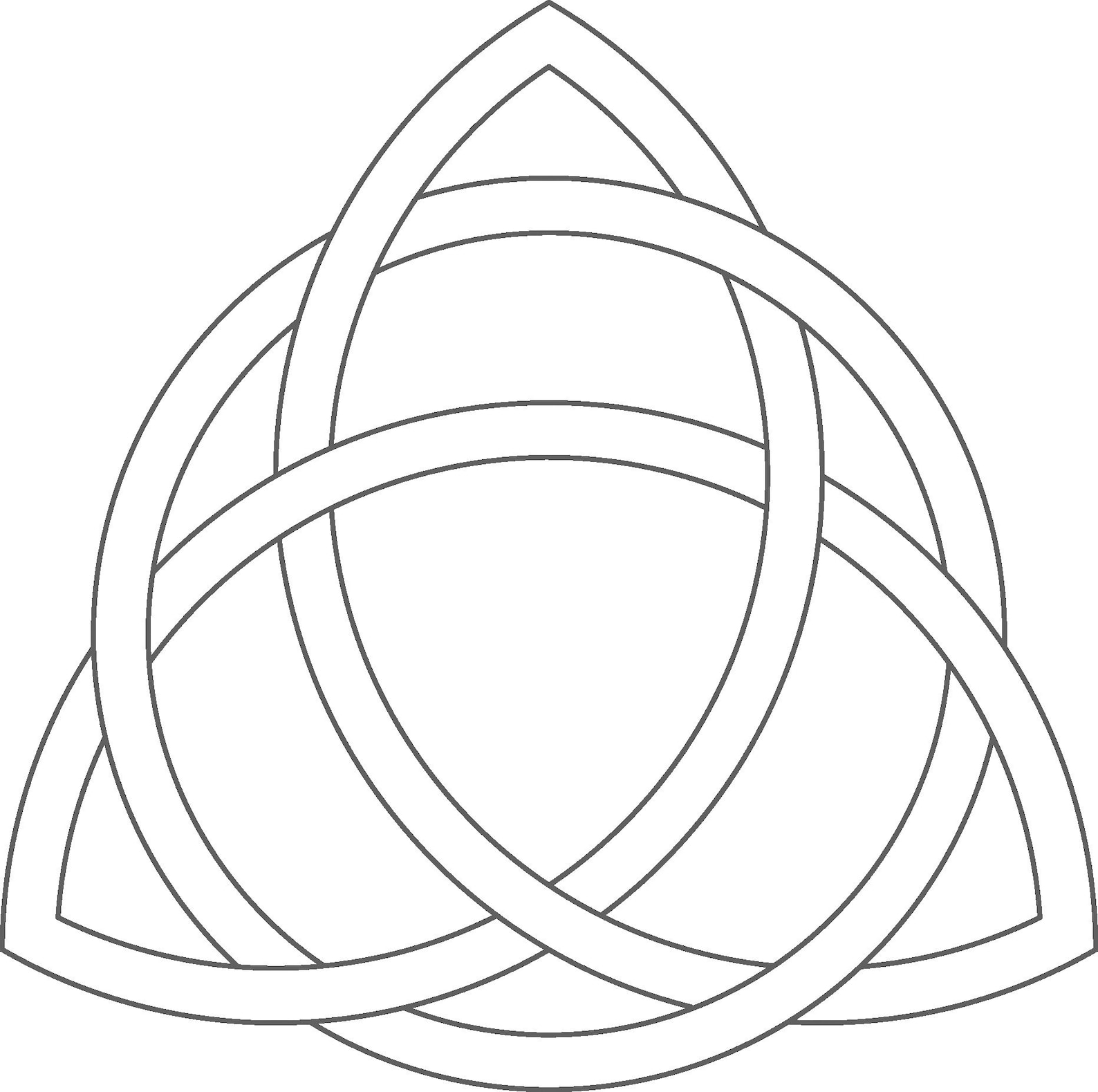 Triquetra Symbol Triple Knot Celtic Knot Trinity Three Corner Trifecta ...