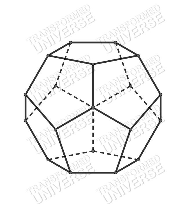 Dodecahedron With Display Stand - Platonic Solid Model - Pentagonal ...