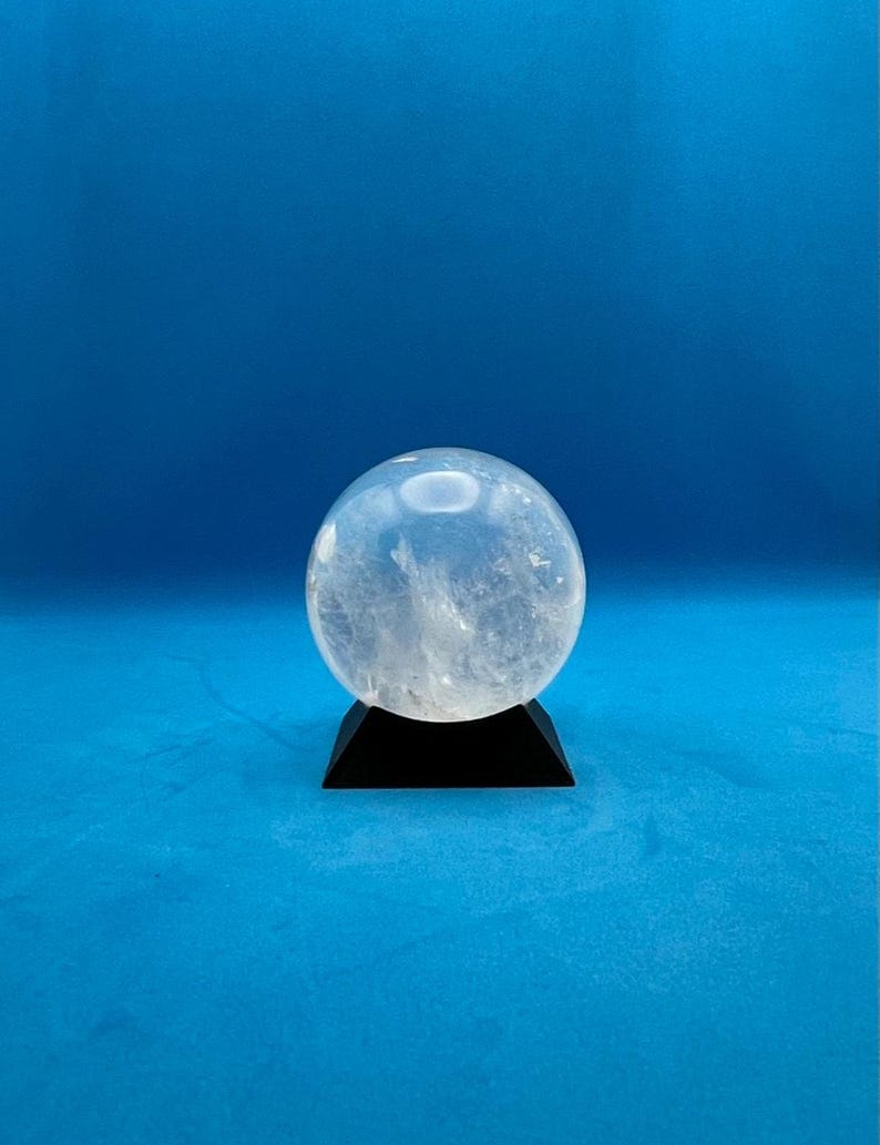 Display Stand for Crystal Sphere - Pyramid Shape Base Holder - Base is ...