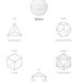 Platonic Solids Bundle Sacred Geometry Vector Clip Art Cut Files ...