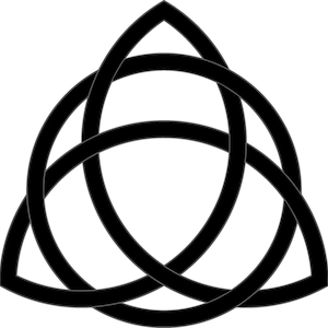 Triquetra Symbol Triple Knot Celtic Knot Trinity Three Corner Trifecta ...
